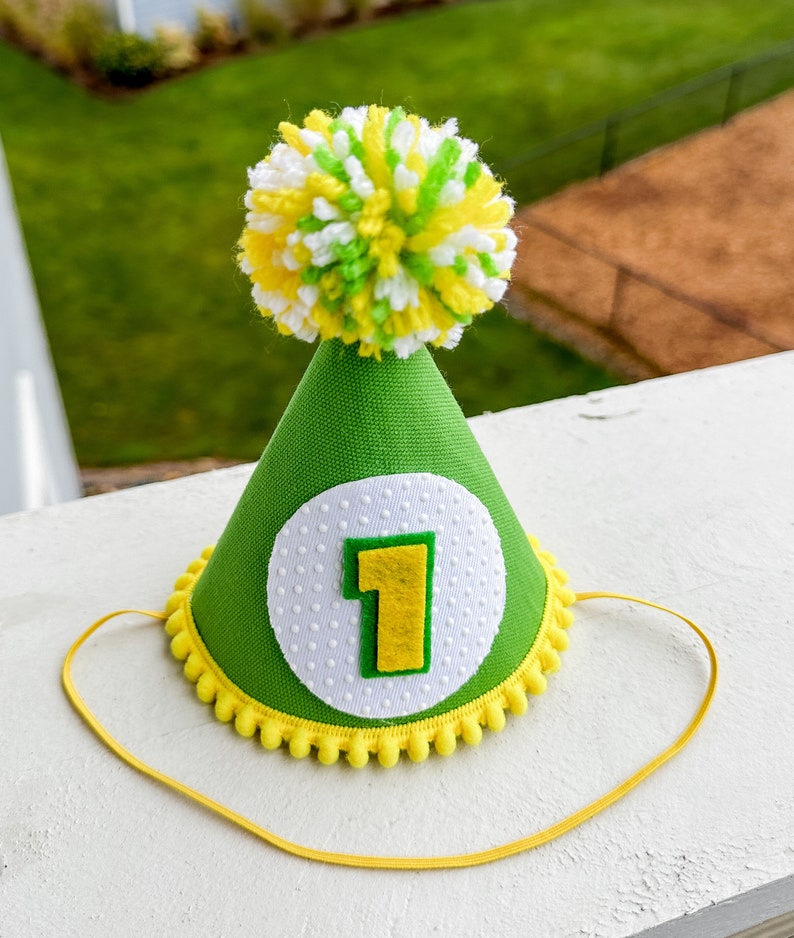 Golf First Birthday Hat 1st Party Hat Hole in One Partee - Etsy