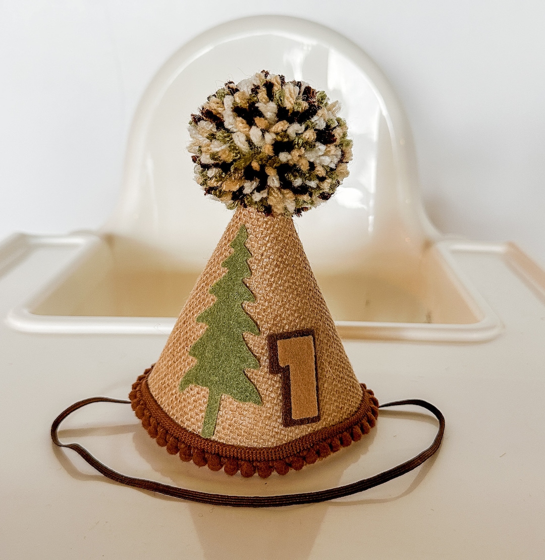 Boy 1st Birthday Hat, Hunting Party, Camping Hat, Wild One, Happy ...
