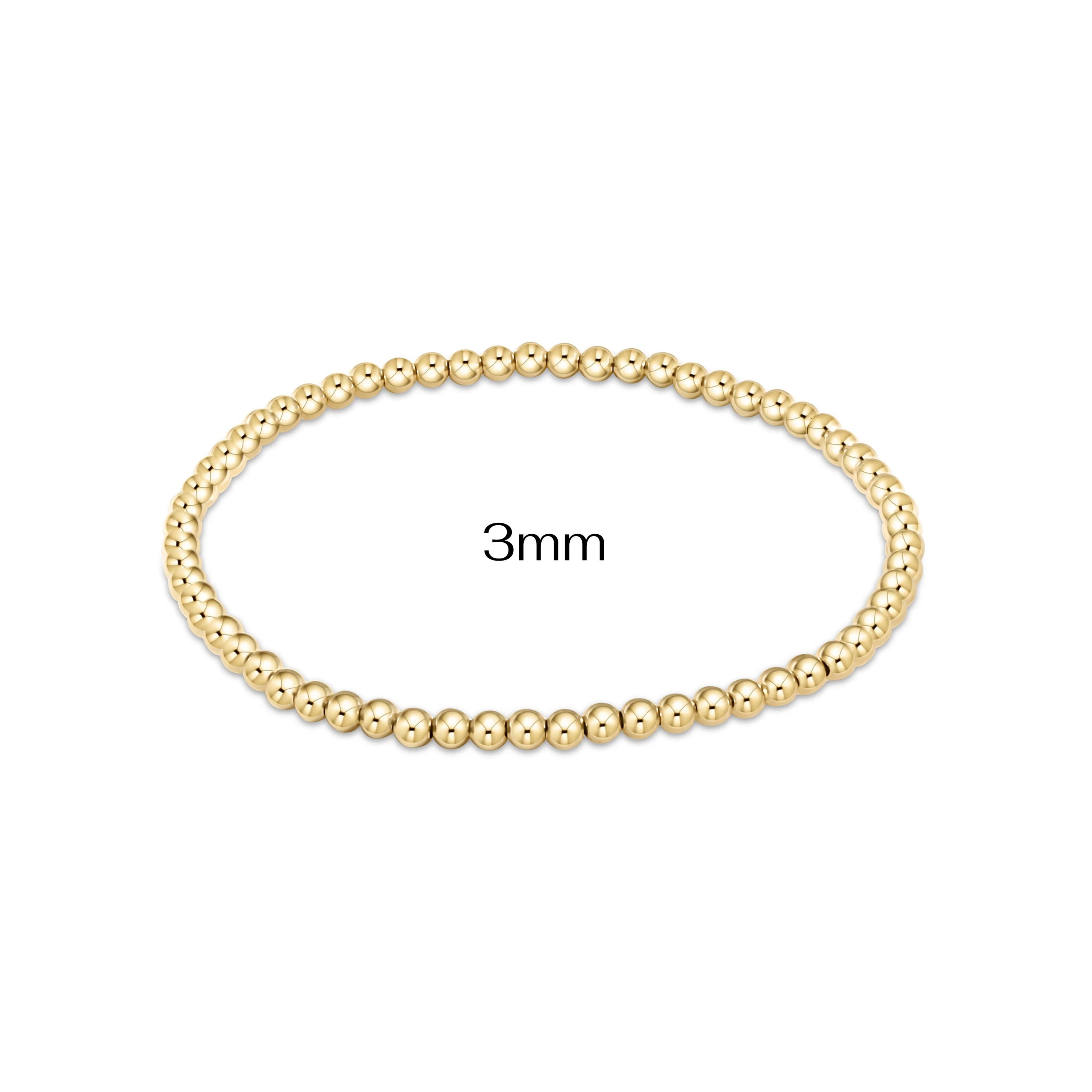 IT'S A STACK 14k Gold Filled Bracelets 3mm and 5mm, Minimalist Jewelry ...
