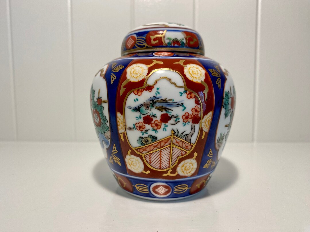 Yamayo Handpainted Ginger Jar Made in Japan - Etsy