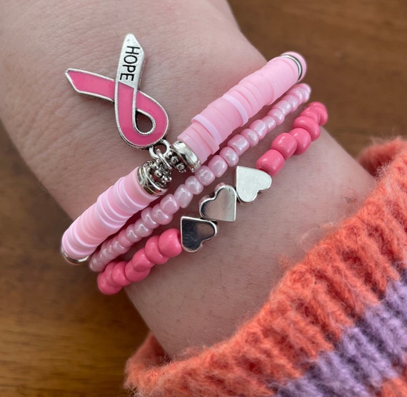 Breast cancer bracelets personalized store