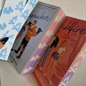 STENCIL ONLY Icebreaker Wildfire Paperbacks Various Books Diy Custom ...