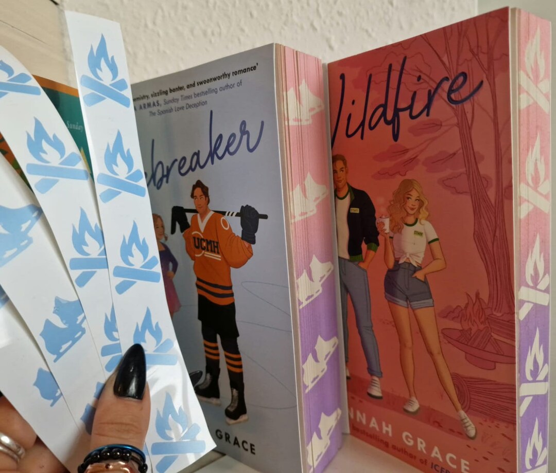 Icebreaker Wildfire Sprayed Edge Stencil by Hannah Grace Diy Custom ...