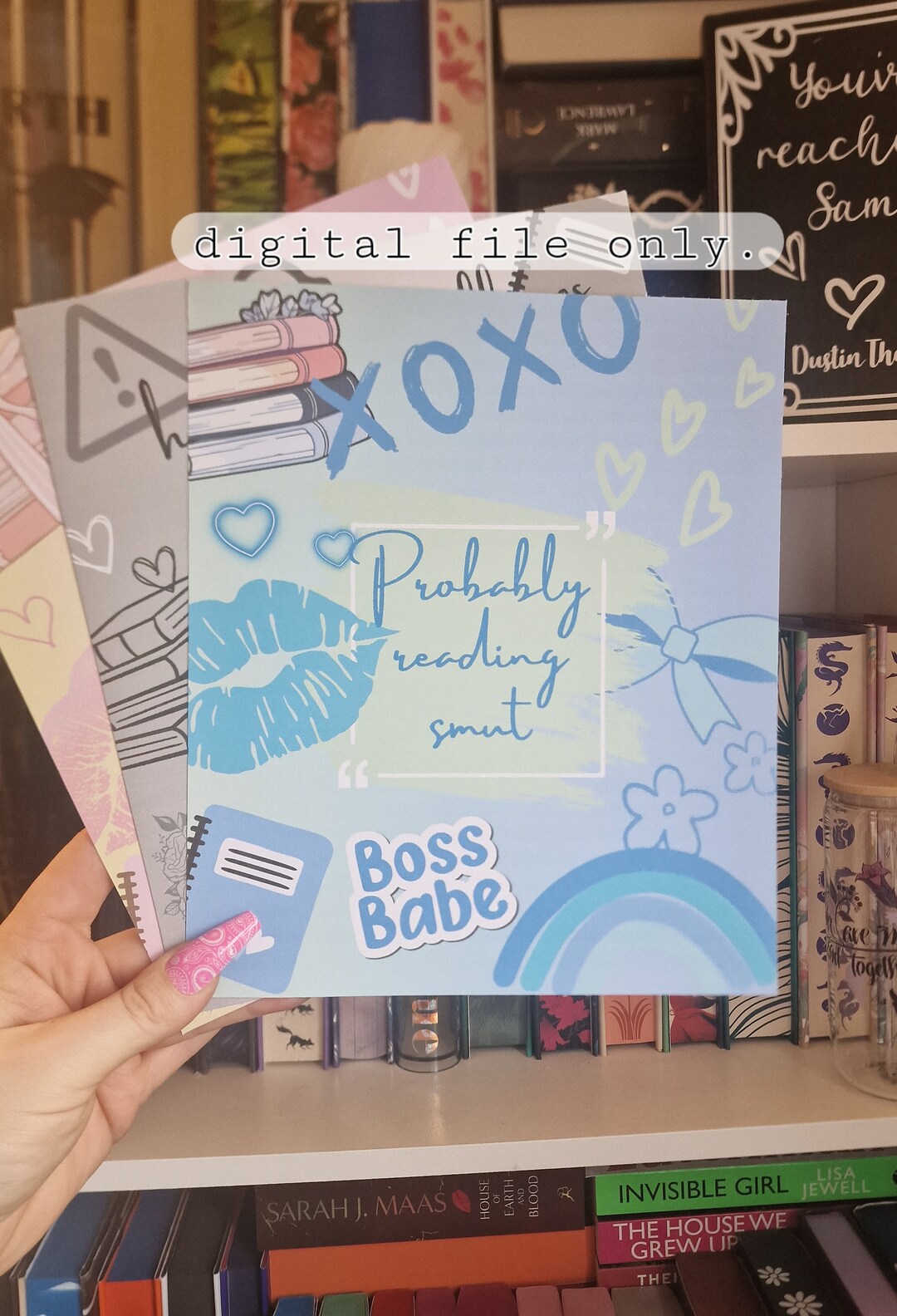 Kindle Scribe Insert Printable Clear Case Insert DIGITAL FILE ONLY ...