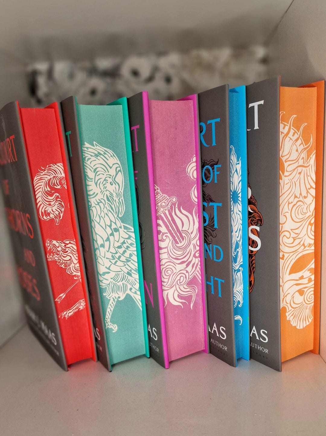 Sarah J Maas | ACOTAR | Boxed Set | Sprayed Edges | Custom Made ...