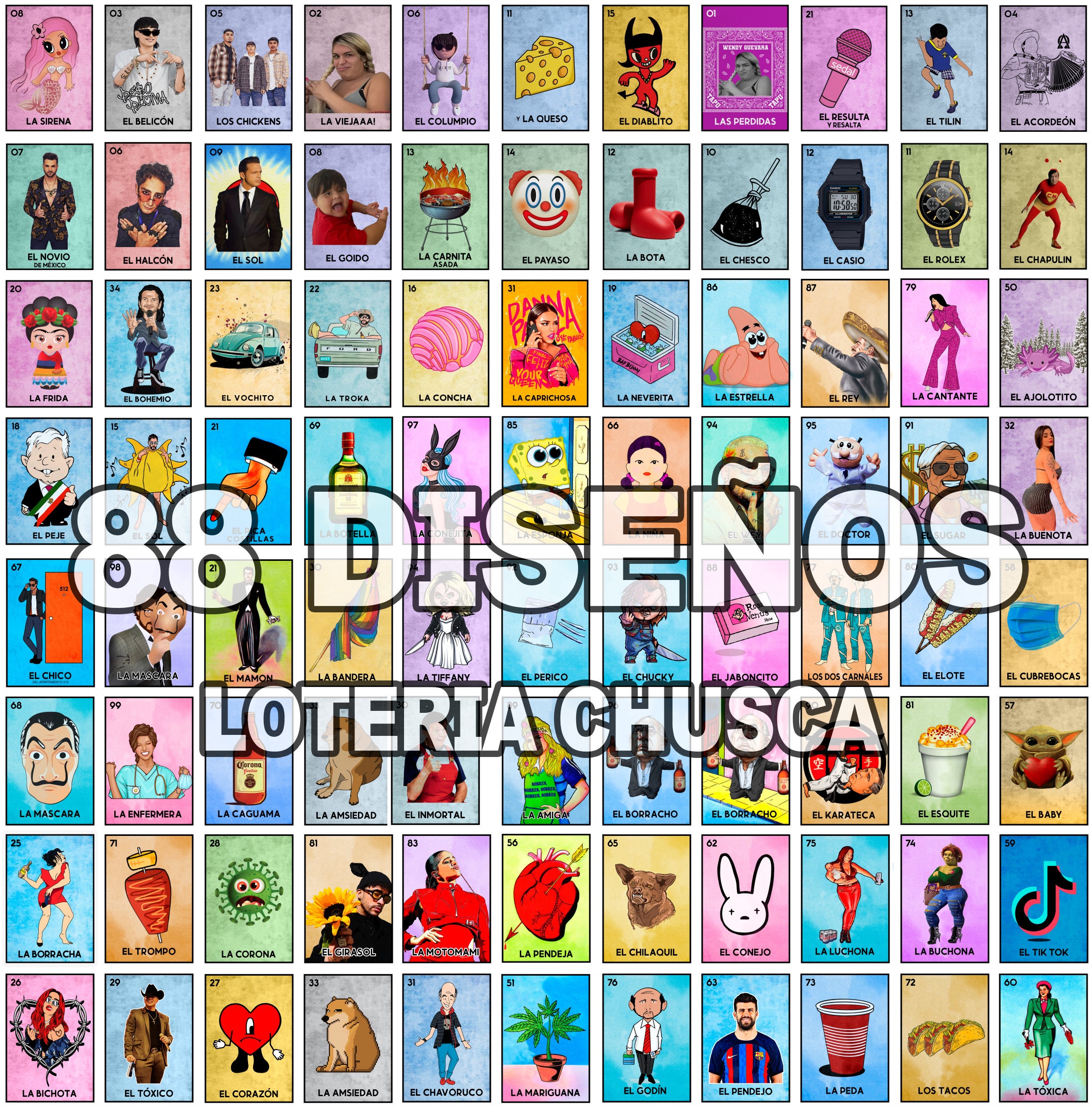 Loteria Special Edition - 88 Images (png) With High Quality - Perfect ...