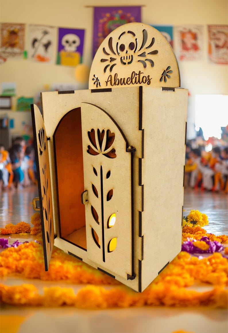 Altar dia de muertos, Nicho, ARCHIVO para corte laser para MDF 3mm ...