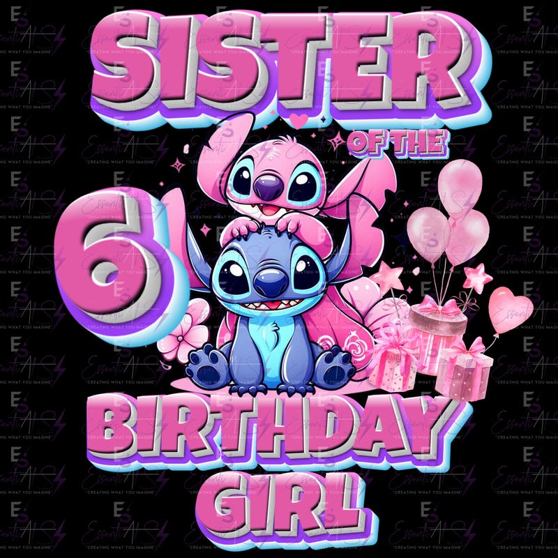 Stitch Happy Birthday Png - Etsy
