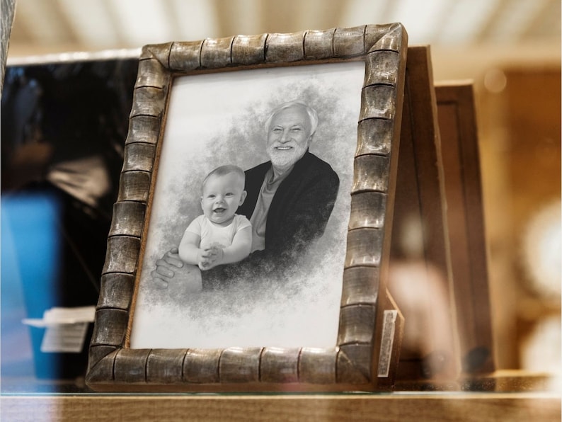 Add Deceased Loved One to Photo | Custom Family Memorial Portrait ...