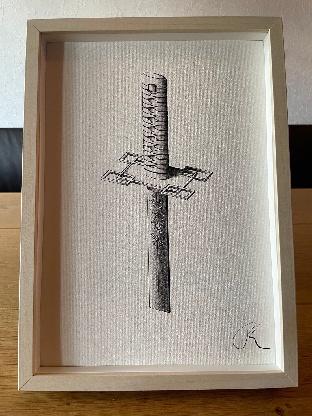 Muichiro Tokito Katana Anime Drawing Poster - Etsy