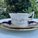 Rare Antique Coalport Batwing Tea Cup and Saucer Trio Set, Deep Cobalt ...
