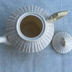 Vintage Belleek Limpet Shell Design Teapot 3rd Green Mark - Etsy
