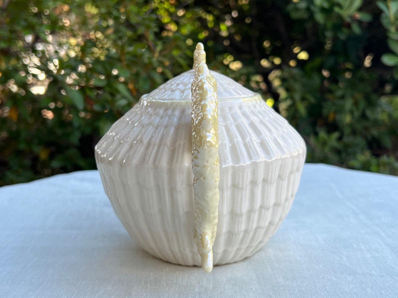 Vintage Belleek Limpet Shell Design Teapot 3rd Green Mark - Etsy