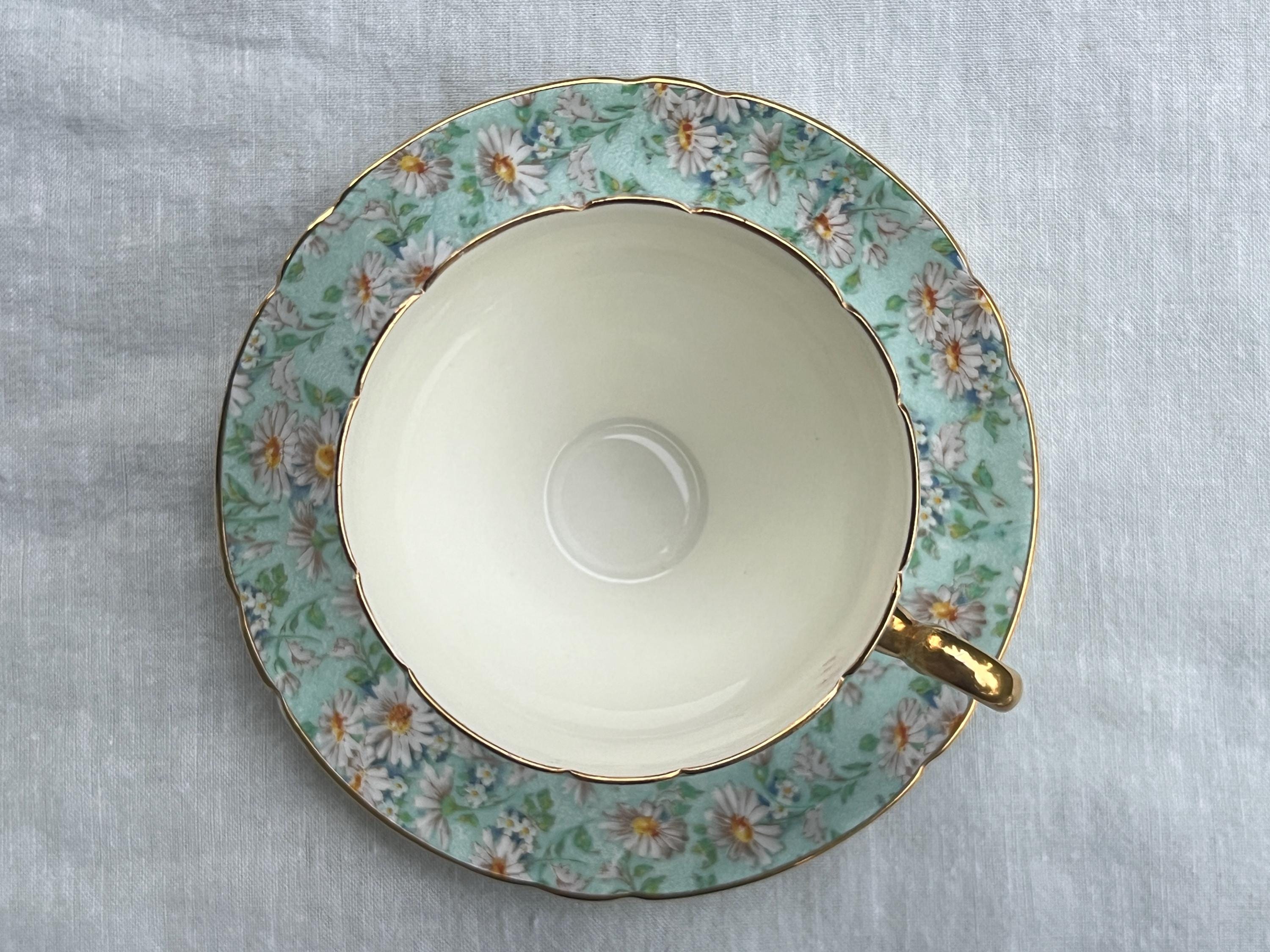 Rare Vintage Shelley Marguerite Chintz Tea Cup and Saucer - Etsy