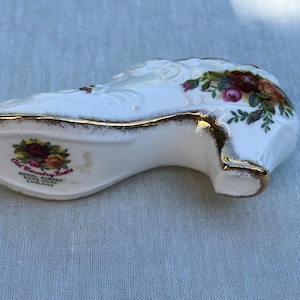 Royal Albert Miniature Ladies Shoe, Old Country Rose, Vintage - Etsy