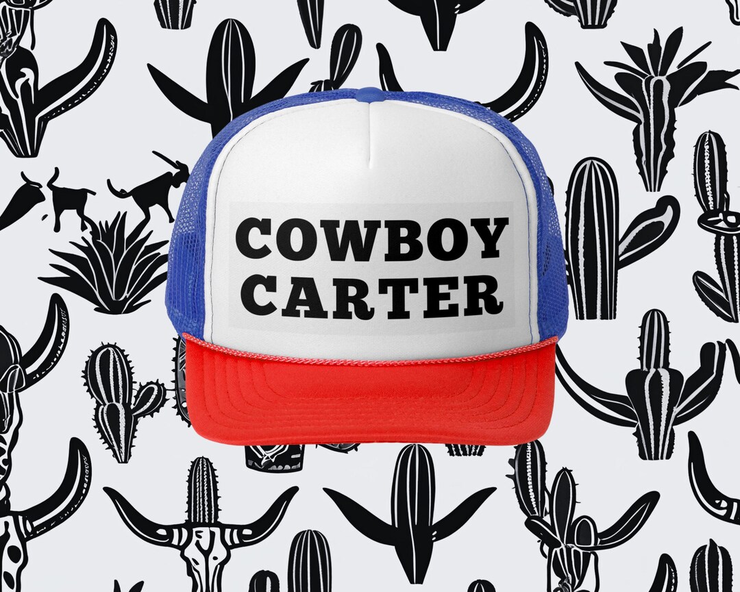 Custom Cowboy Carter Hat | Trucker Hat | Beyonce Inspired | Cowboy ...