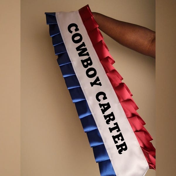 Cowboy Carter Sash - Etsy