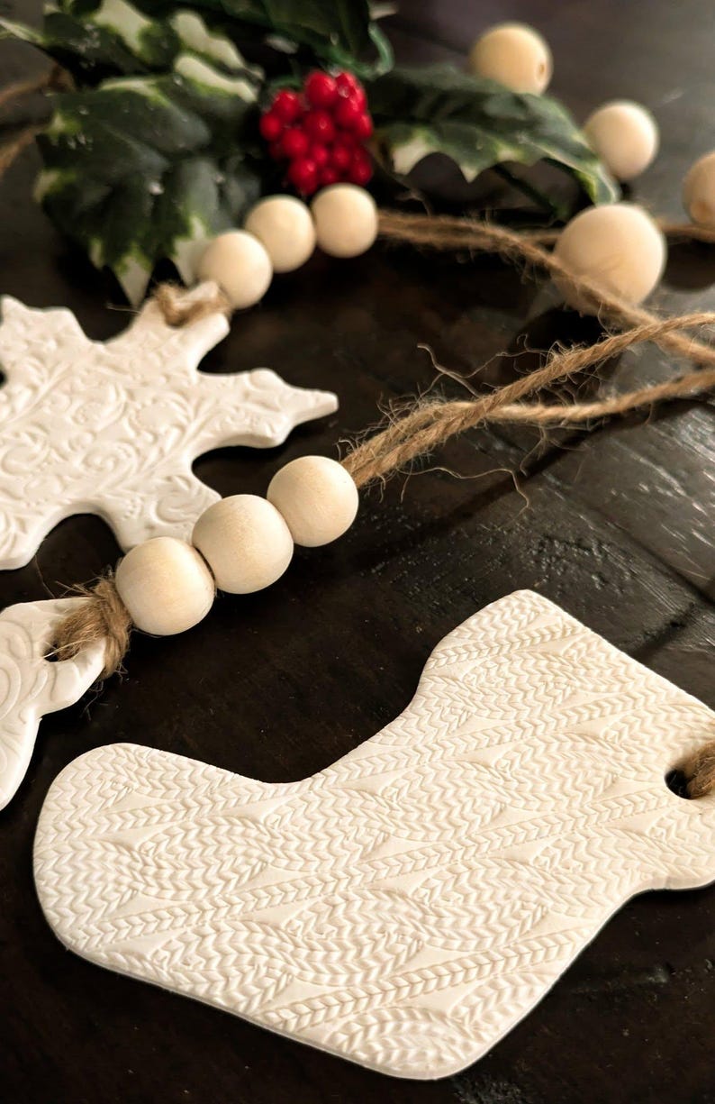 Polymer Clay Christmas Ornaments - Etsy