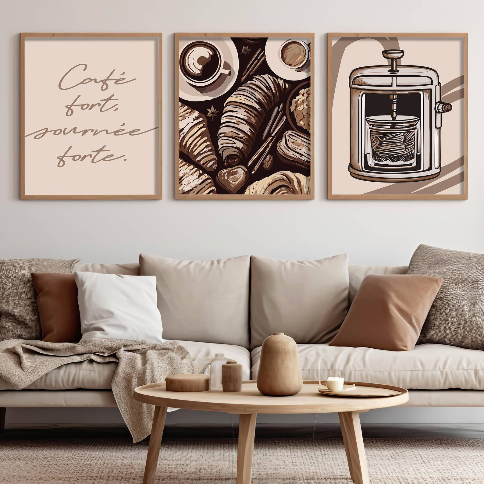 Kitchen Gallery Wall Set of 3, Breakfast Bar Prints, Coffee Station ...