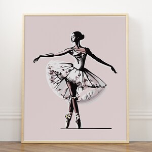Ballerina Print, Dance Print, Ballet Picture, Ballerina Wall Art ...