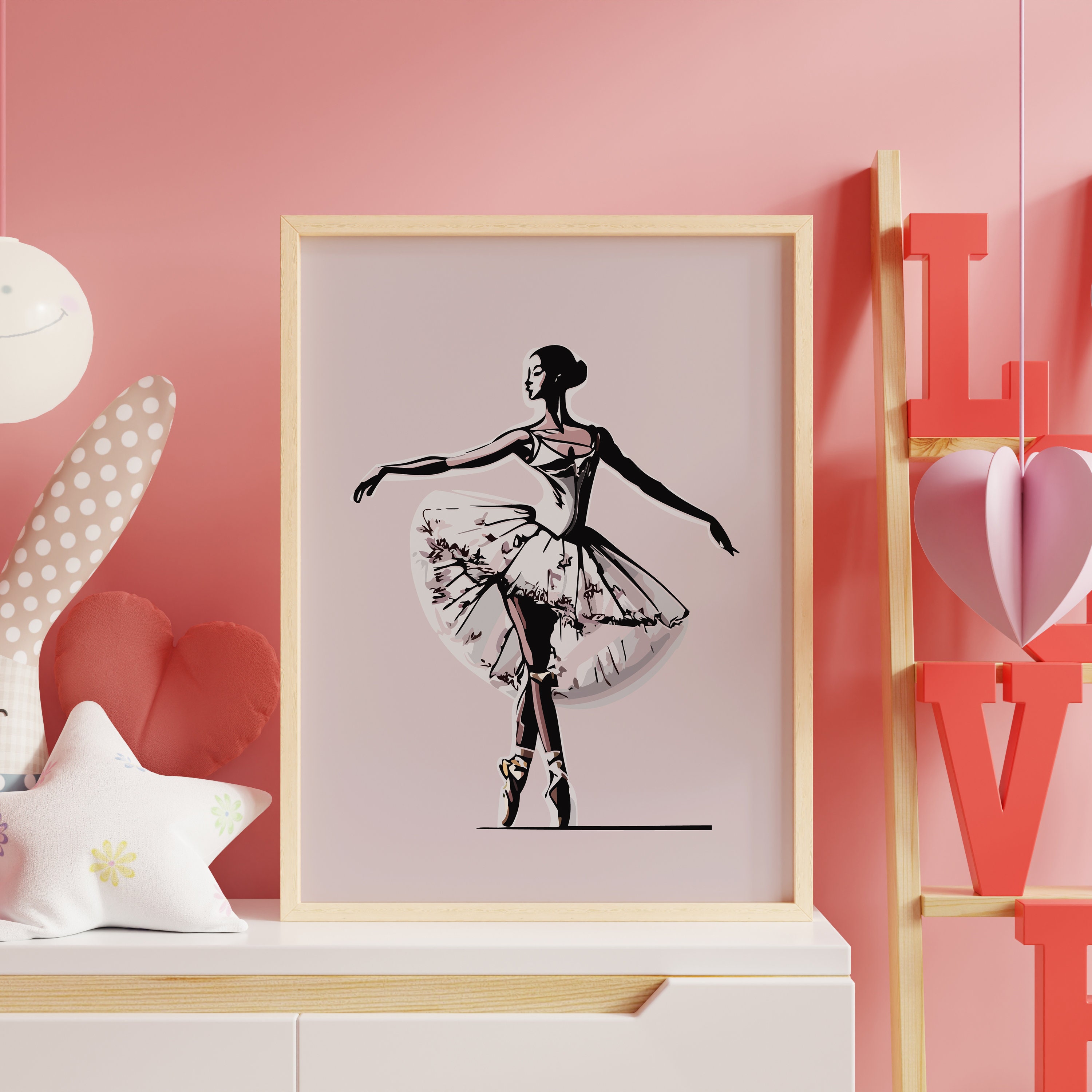 Ballerina Print, Dance Print, Ballet Picture, Ballerina Wall Art ...