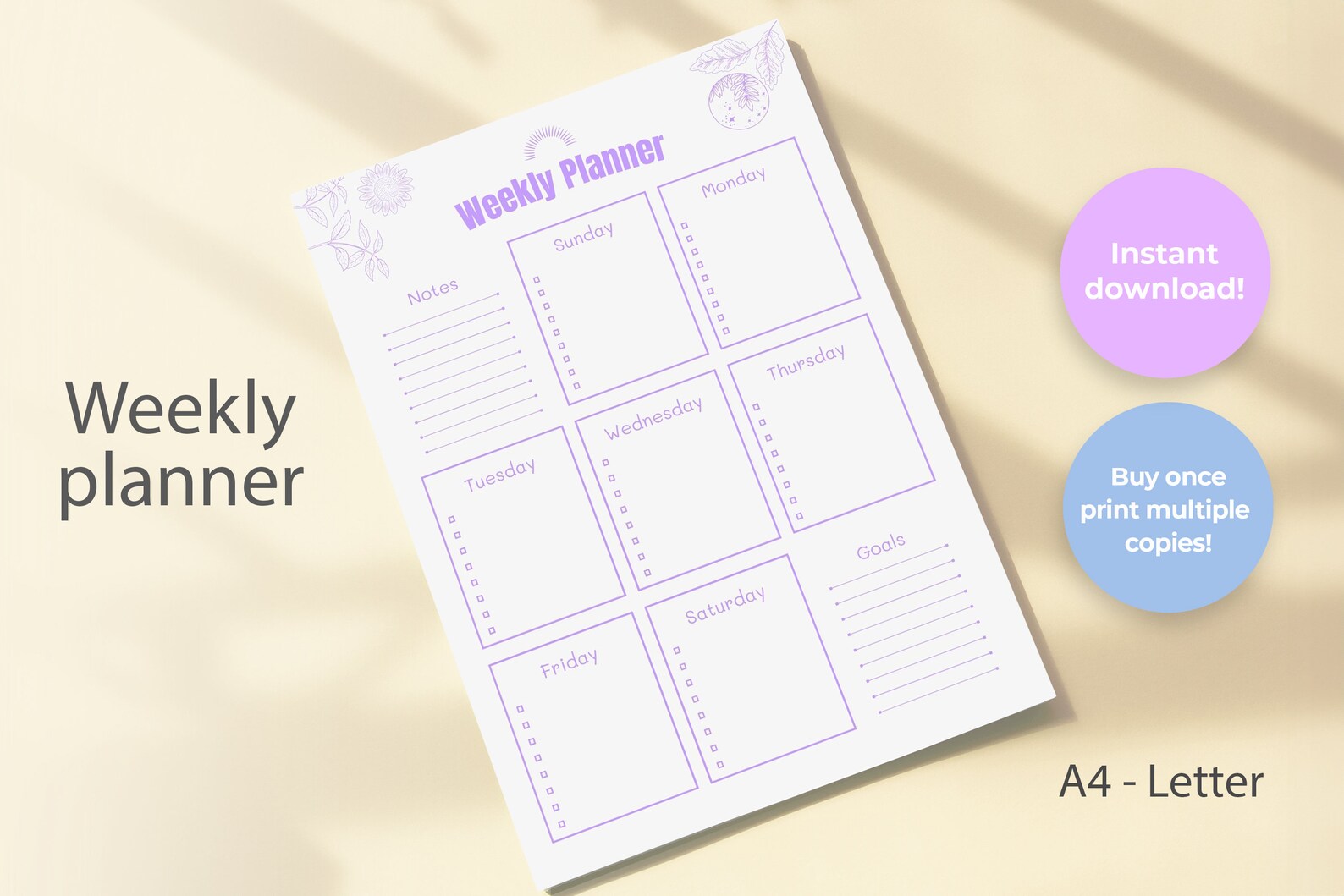 Weekly Checklist, Routine Printables, Routine Chart, Printable ...