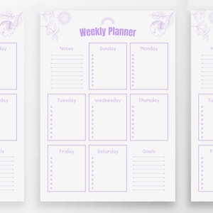 Weekly Checklist, Routine Printables, Routine Chart, Printable ...