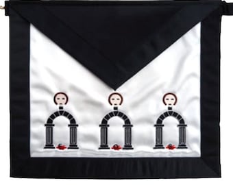 Masonic Scottish Rite Satin Apron AASR 13th Degree - Etsy