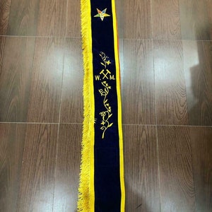 WM Worthy Matron Sashes, OES Sashes, Order of Eastern Star WM Sash - Etsy