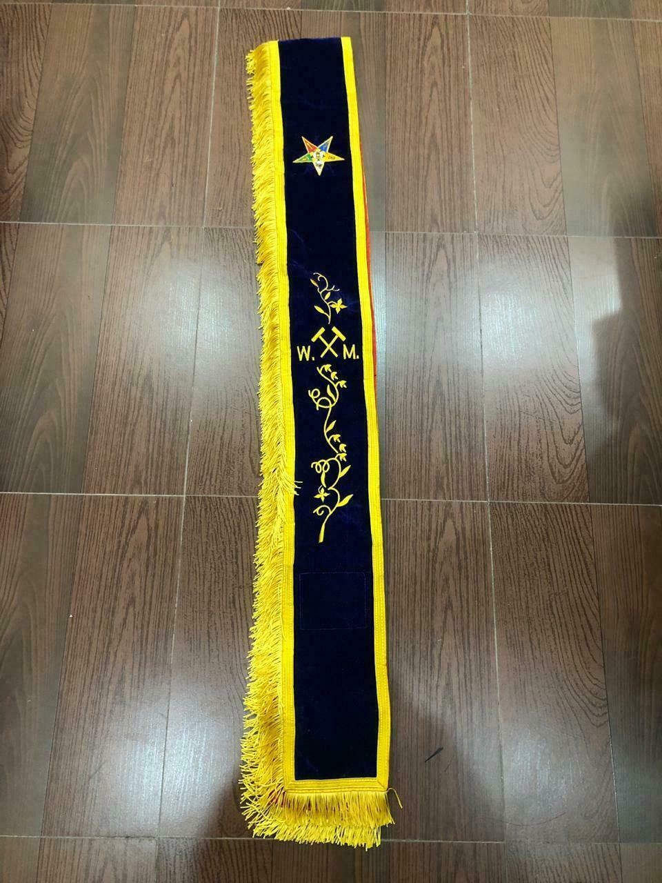 WM Worthy Matron Sashes, OES Sashes, Order of Eastern Star WM Sash - Etsy