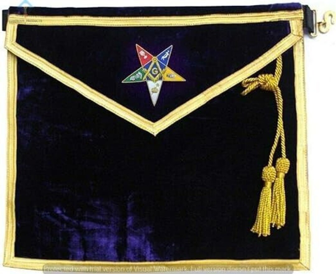 OES Worthy Patron Marton Masonic Apron With Handcrafted OES Star - Etsy