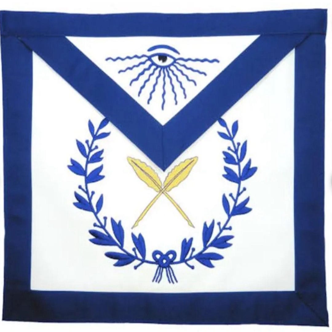 Masonic Officer Apron - SECRETARY - Apron - Etsy Australia