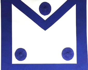 Masonic Blue Lodge Master Mason Apron Machine Embroidery With - Etsy
