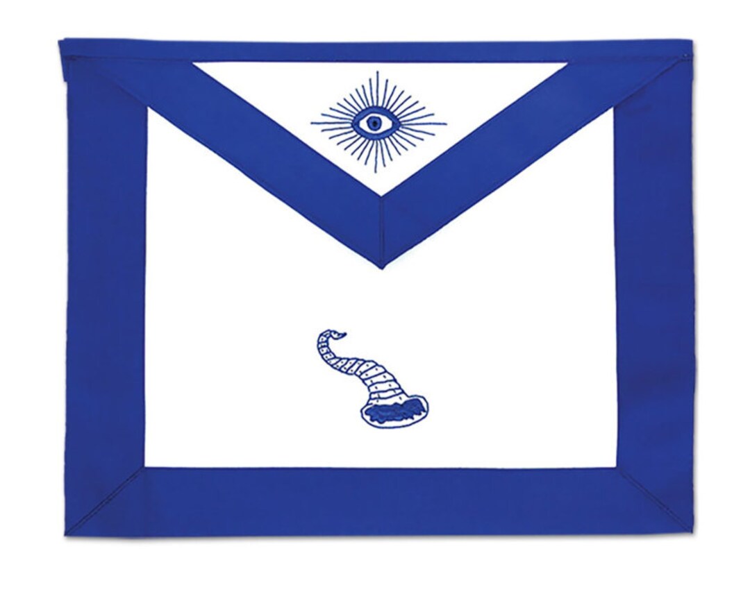 Steward Masonic Officer Apron - [blue & White] - Etsy