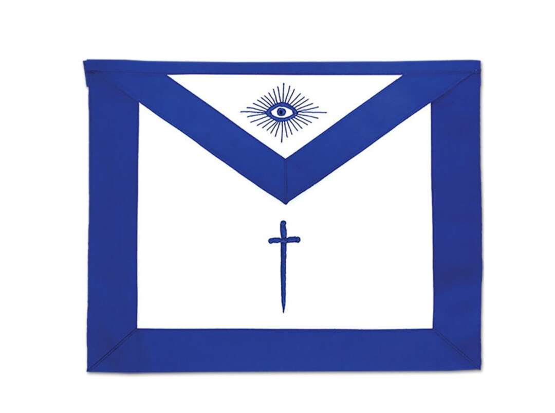 Outer Guard / Tyler Masonic Officer Apron - [blue & White] - Etsy