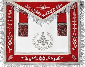 Masonic Blue Lodge Master Mason Apron Machine Embroidery With - Etsy