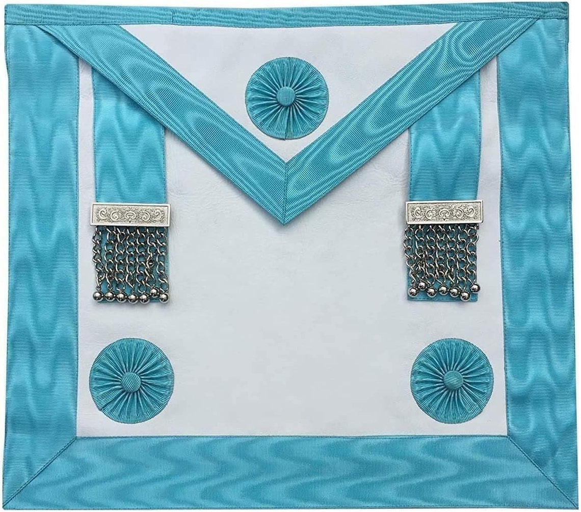 Masonic Regalia Craft Master Masons MM Apron, Officer Collar and Glove ...