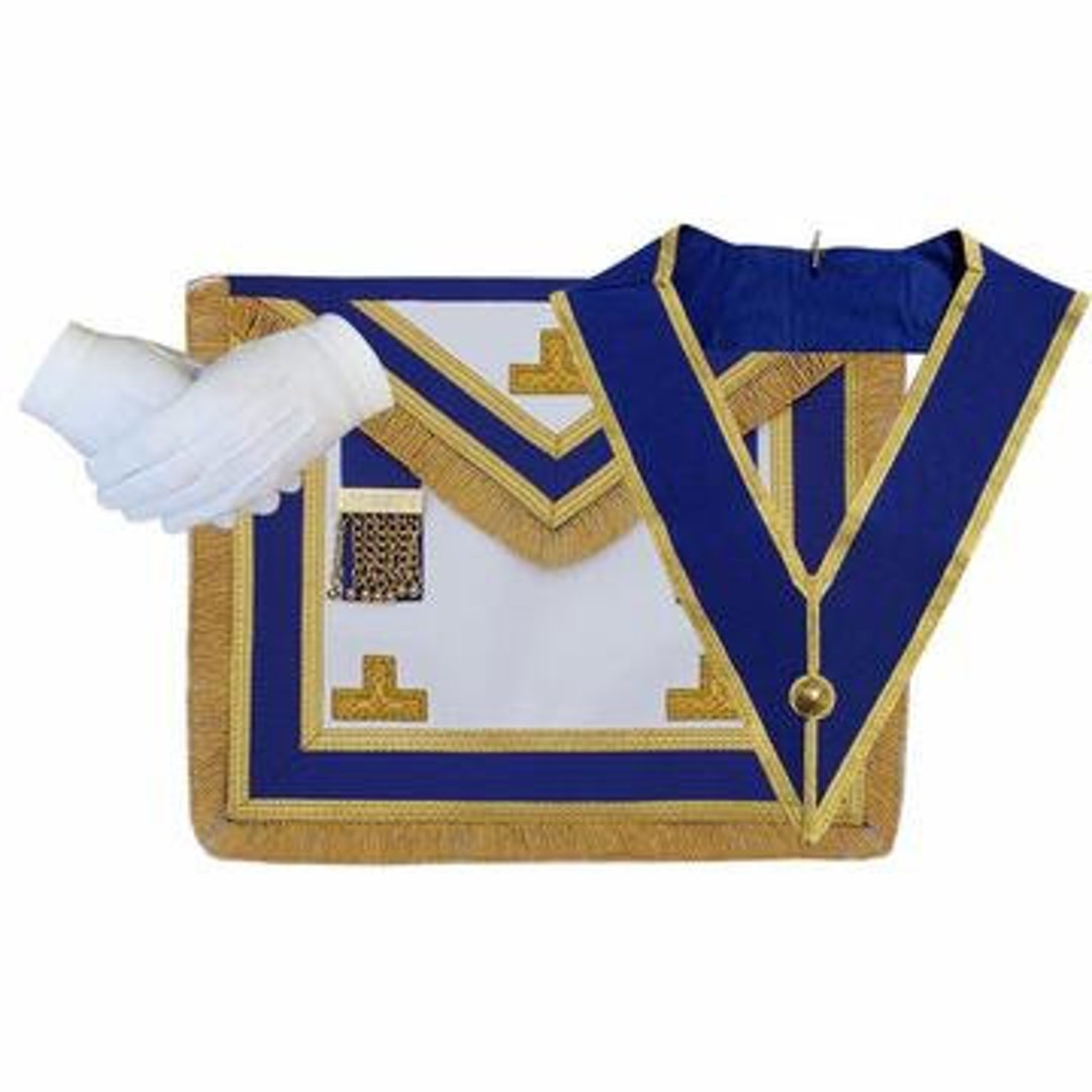Masonic Craft Provincial Full Dress Apron and Collar With Free Glove - Etsy
