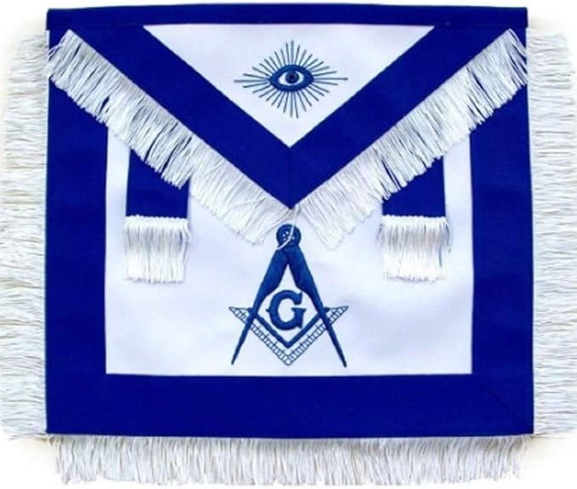 Masonic Master Mason Apron With White Fringe - Etsy