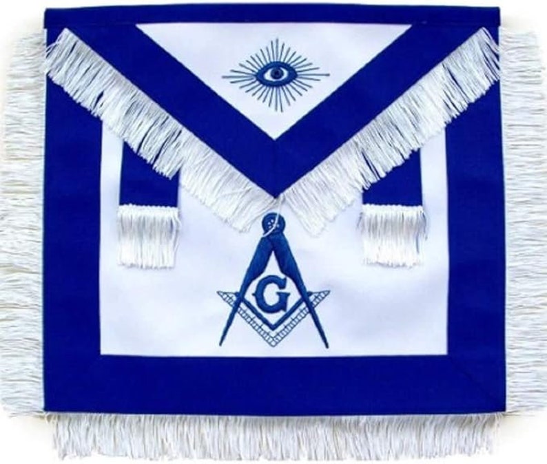 Masonic Master Mason Apron With White Fringe - Etsy