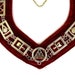 Masonic Regalia Royal Arch Gold Chain Collar Red Lining Backing ( Set ...