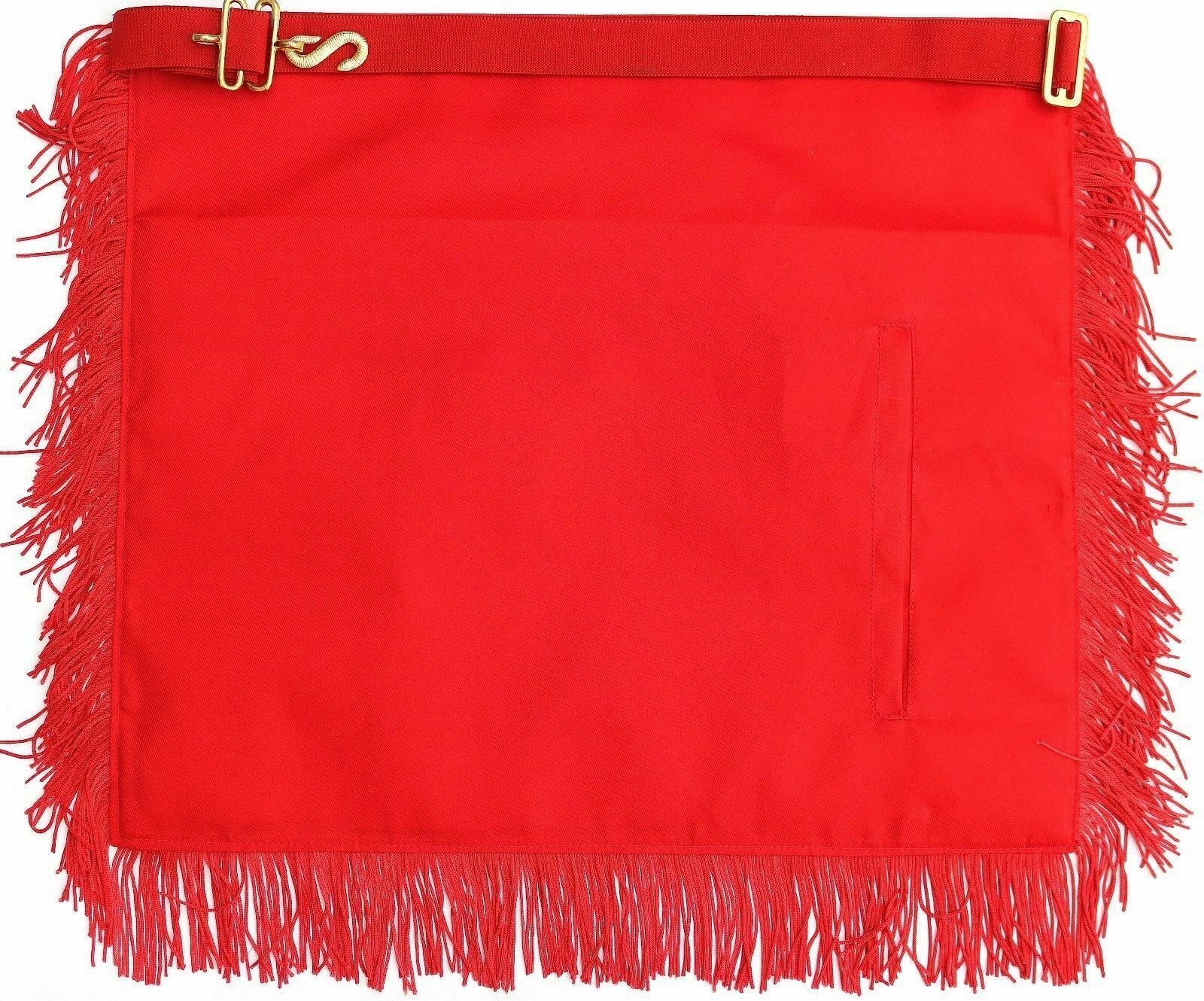 MASONIC Regalia ROYAL ARCH Synthetic Leather Apron With Fringe ...