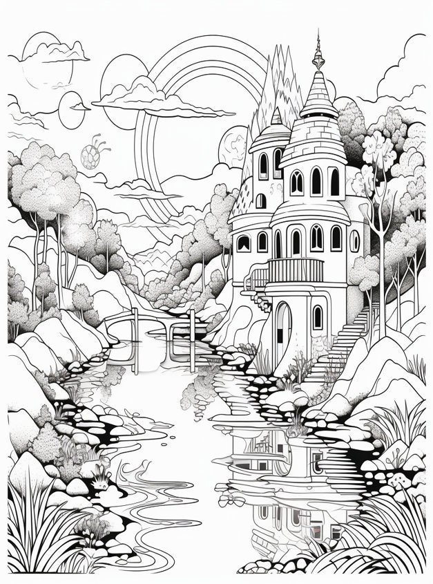 40 Urban Hills. Coloring Pages for Kids Vol.1: I Coloring Book for Kids ...