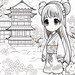 40 Chibi Girl Kawaii Vol.2. Coloring Pages for Kids: Cute Chibi ...