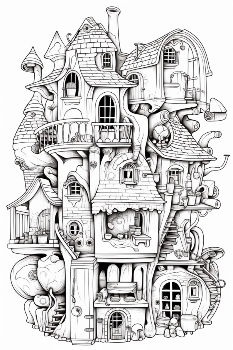 40 Urban Hills. Coloring Pages for Kids Vol.2: Coloring Book for Kids ...