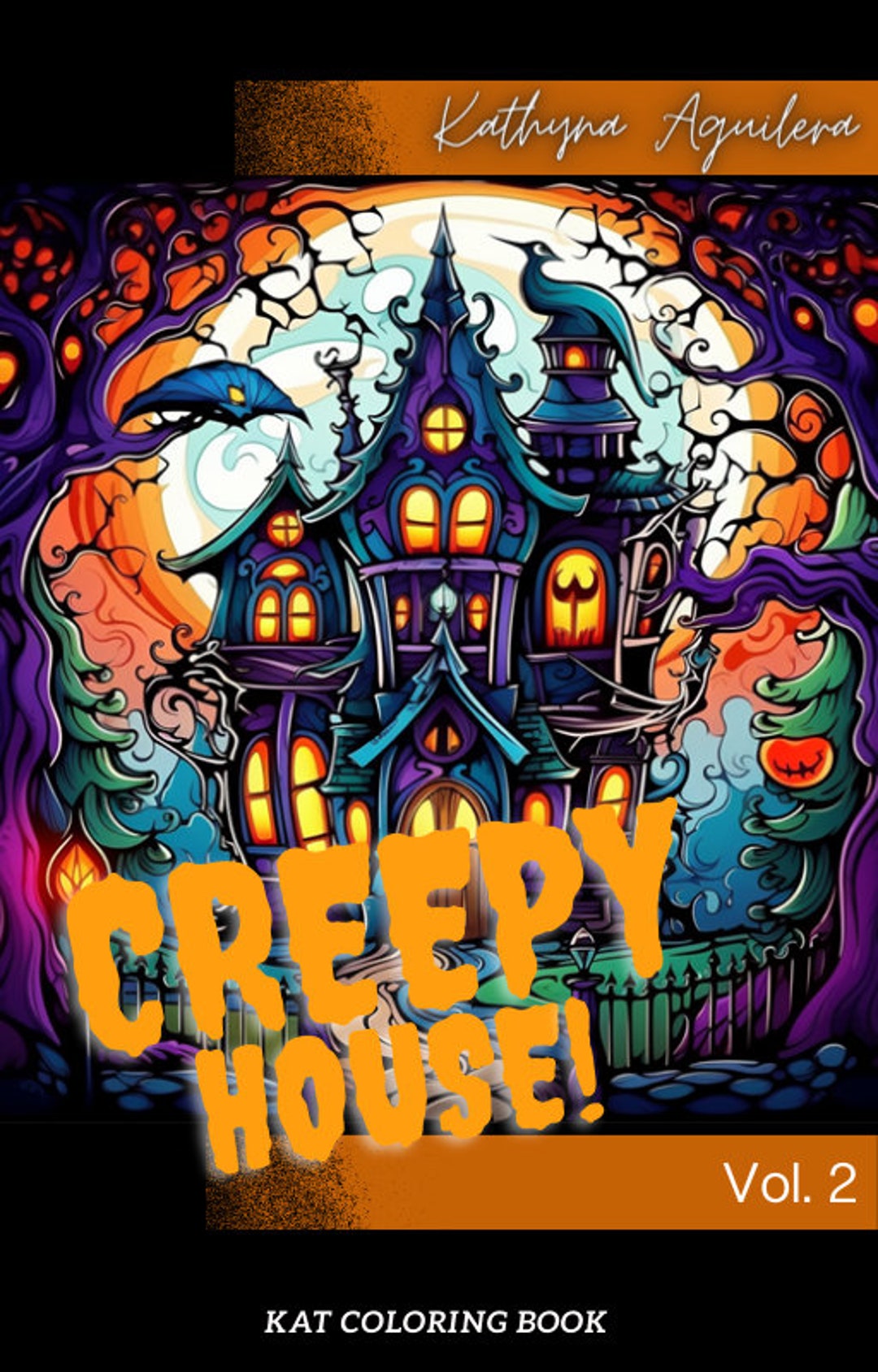 40 Creepy House Coloring Books - Coloring and Drawing Book With 40 Cute ...
