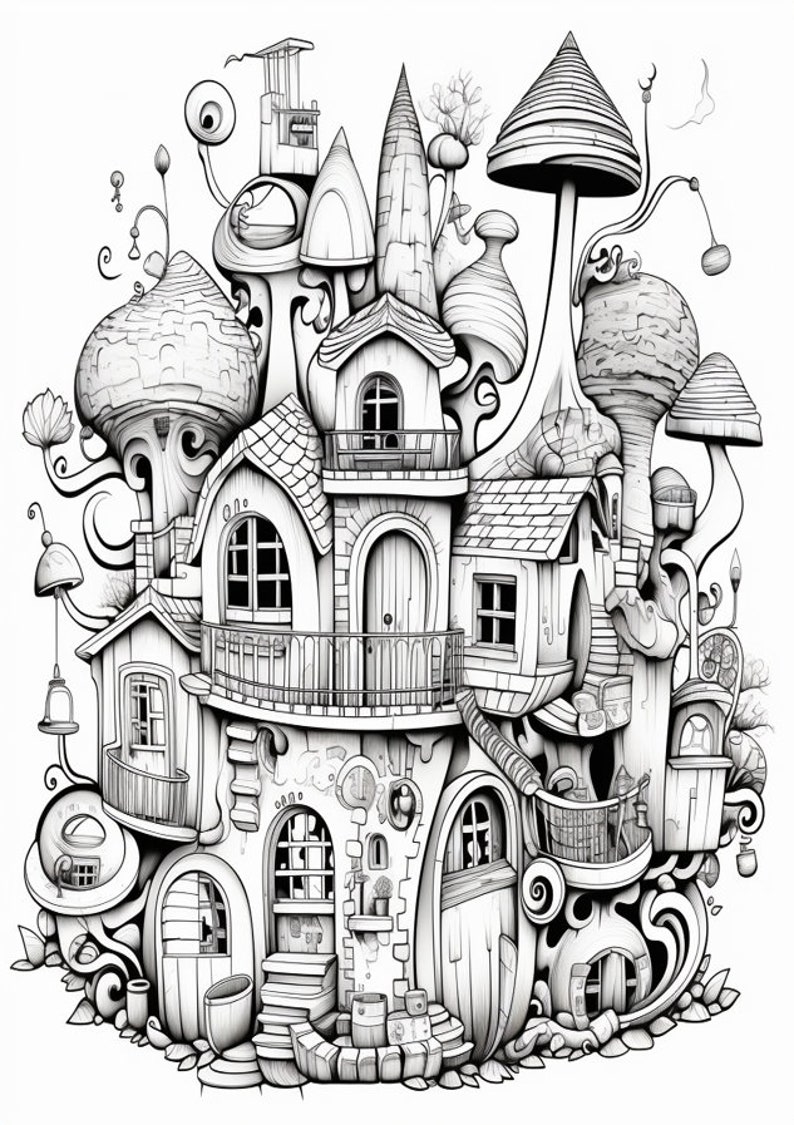 40 Urban Hills. Coloring Pages for Kids Vol.2: Coloring Book for Kids ...