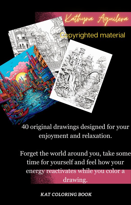 40 Urban Beauty. Coloring Pages Vol.1: Coloring Book for Kids With 40 ...