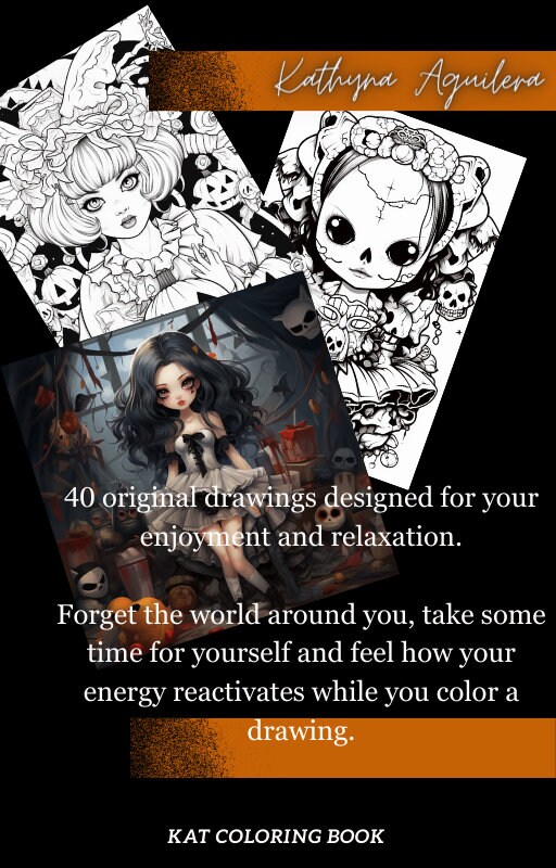 40 CREEPY CHIBI Coloring Pages : - Coloring Books - Coloring and ...