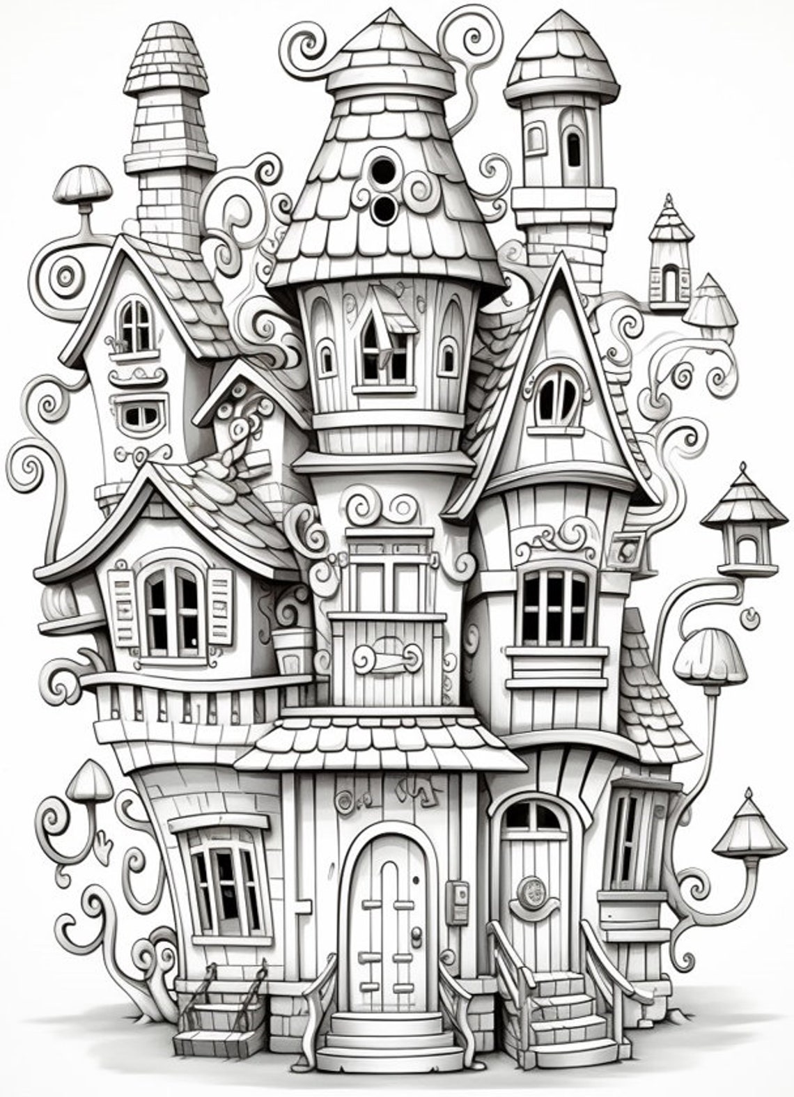40 Urban Hills. Coloring Pages for Kids Vol.2: Coloring Book for Kids ...